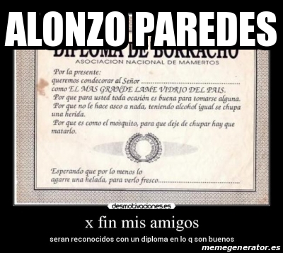 Meme Personalizado - alonzo paredes - 25467244