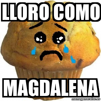 Meme Personalizado - Lloro como Magdalena - 25560399