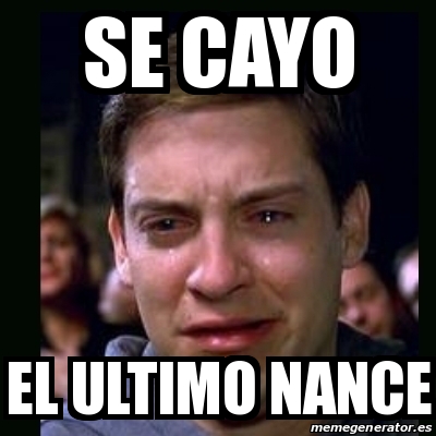 Meme crying peter parker - se cayo el ultimo nance - 25718909