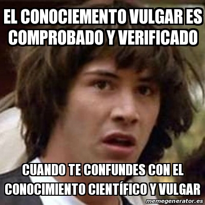 Meme Keanu Reeves - el conociemento vulgar es comprobado y verificado ...