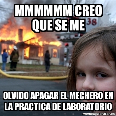 Meme Disaster Girl - mmmmmm creo que se me olvido apagar el mechero en ...