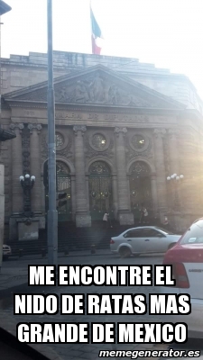 Meme Personalizado - me encontre el nido de ratas mas grande de mexico ...