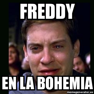Meme crying peter parker - Freddy en La Bohemia - 26006463