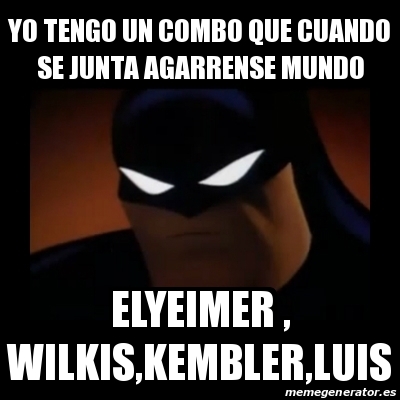 Meme Disapproving Batman - yo tengo un combo que cuando se junta ...