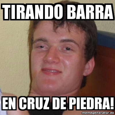 Meme Stoner Stanley - tirando barra en cruz de piedra! - 27080430