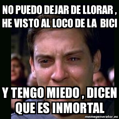 Meme crying peter parker - No puedo dejar de llorar , he visto al loco ...