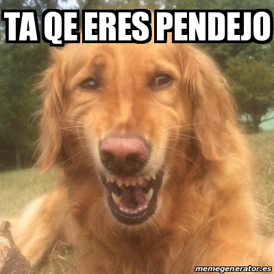 Meme Personalizado - Ta qe eres pendejo - 27882898