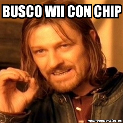 Meme Boromir Busco Wii Con Chip 27949070