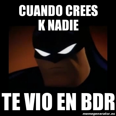 Meme Disapproving Batman - Cuando crees k nadie Te vio en bdr - 28139554