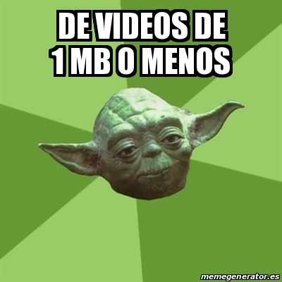 Meme Yoda - De videos de 1 MB o menos - 28148423