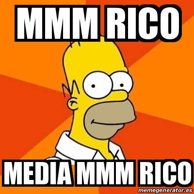 Meme Homer - Mmm rico Media mmm rico - 28276360