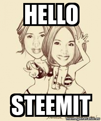 Meme Personalizado - hello steemit - 28276539