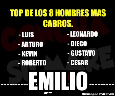 Meme Personalizado - emilio - 28322357