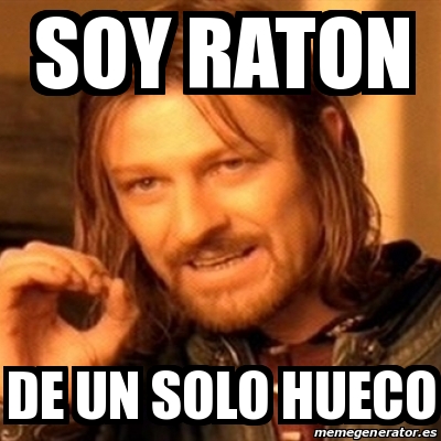 Meme Boromir - soy raton de un solo hueco - 28328715