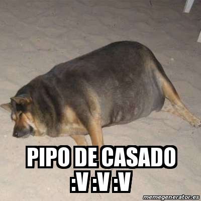 Meme Personalizado - PIPO DE CASADO :V :V :V - 28473295