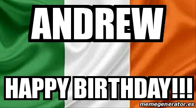 Meme Personalizado - Andrew Happy birthday!!! - 28888252
