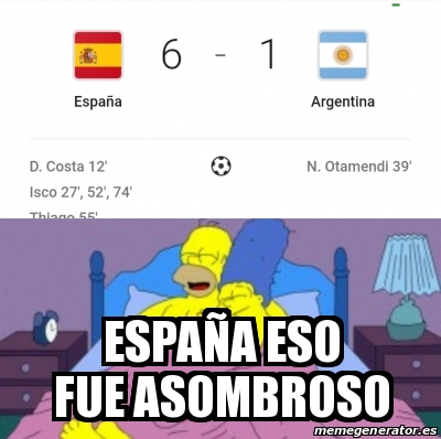 Meme Personalizado - EspaÃ±a eso fue asombroso - 28924232