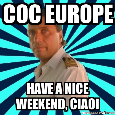 Meme Francesco Schettino - Coc eUROPE HAVE A NICE WEEKEND, CIAO! - 28984571
