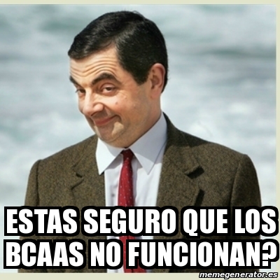 Meme Mr Bean - estas SEGURO QUE LOS BCAAS no funcionan? - 29175673