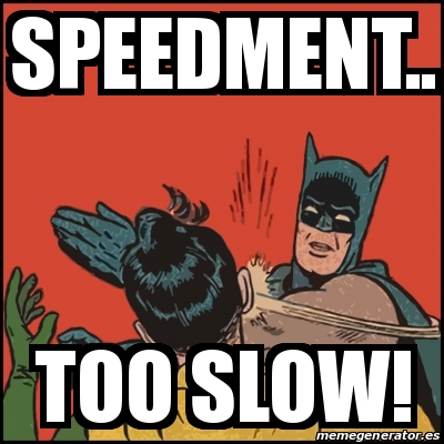 Meme Batman slaps Robin - speedment.. too slow! - 29198197