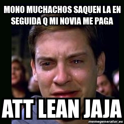 Meme crying peter parker - Mono muchachos saquen la en seguida q mi ...