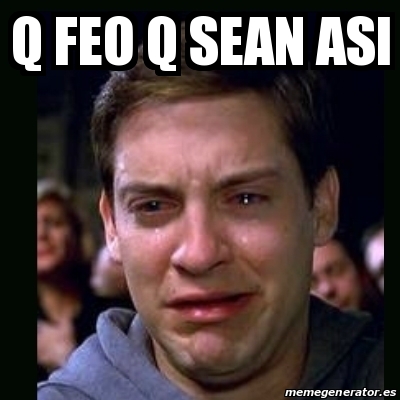Meme crying peter parker - Q feo q sean asi - 29320802