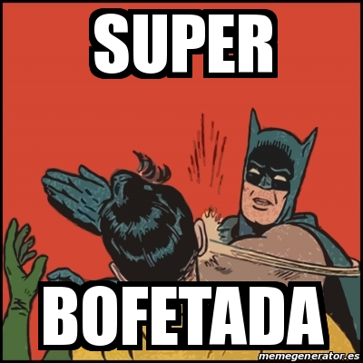 Bofetada Del Meme De Batman