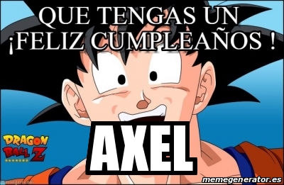 Meme Personalizado - AXEL - 29441541