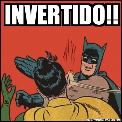 Meme Batman slaps Robin - Invertido!! - 29649465
