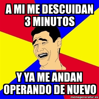 Meme Yao Ming - A mi me descuidan 3 minutos y ya me andan operando de ...