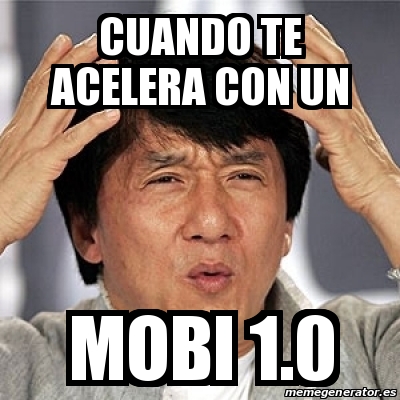Meme Jackie Chan - Cuando te acelera con un MOBI 1.0 - 29734613