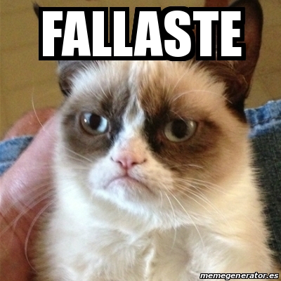 Meme Grumpy Cat - FALLASTE - 29772601