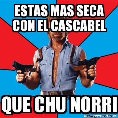 Meme Chuck Norris - Estas mas seca con el cascabel Que chu norri - 29782122