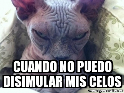 Meme Personalizado - cuando no puedo disimular mis celos - 29791203