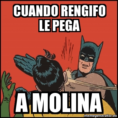 Meme Batman slaps Robin - Cuando rengifo le pega A molina - 29802930