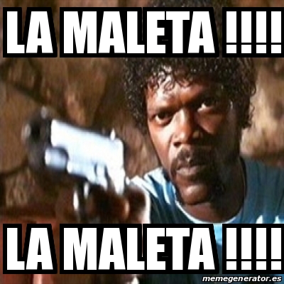 Meme Pulp Fiction - la maleta !!!! la maleta !!!! - 29803730