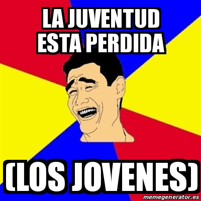 Meme Yao Ming - la juventud esta perdida (los jovenes) - 29810990