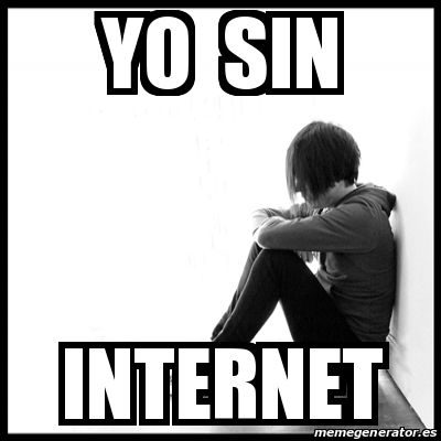 Meme First World Problems - yo sin internet - 29815126