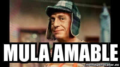 Meme Personalizado - Mula Amable - 29979748