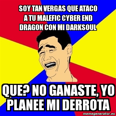 Meme Yao Ming - soy tan vergas que ataco a tu malefic cyber end dragon ...