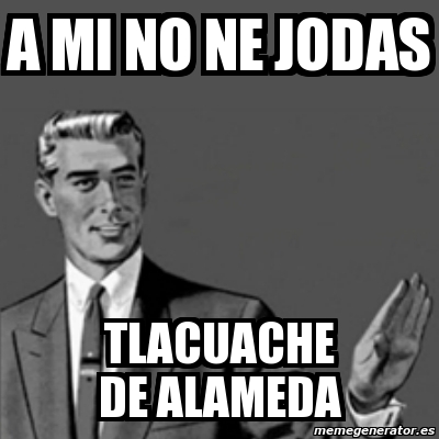 Meme Correction Guy - a mi no ne jodas tlacuache de alameda - 3224786