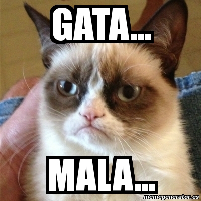 Meme Grumpy Cat - gata... mala... - 3266812