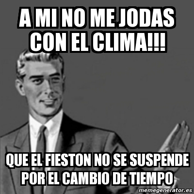 Memes Sobre El Clima