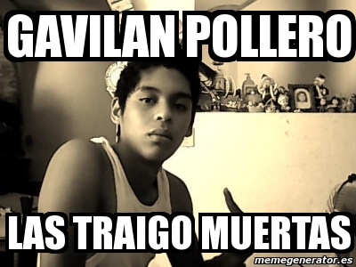 Meme Personalizado - gavilan pollero las traigo muertas - 3410769