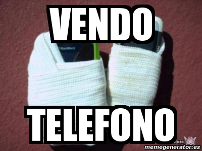 Meme Personalizado - vendo telefono - 3459094