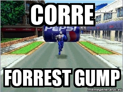 Meme Personalizado - corre forrest gump - 3472802
