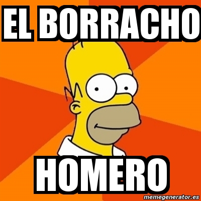 Meme Homer - el borracho homero - 3507430