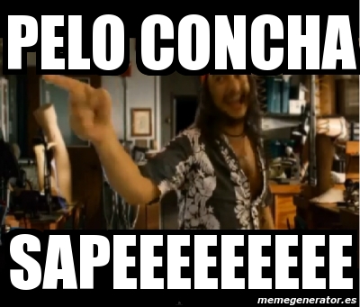 Meme Personalizado - pelo concha sapeeeeeeeee - 3526564
