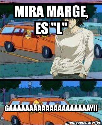 Meme Personalizado - mira marge, es "l" Gaaaaaaaaaaaaaaaaaaaay!! - 3535593