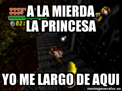 Meme Personalizado - a la mierda la princesa yo me largo de aqui - 3620636
